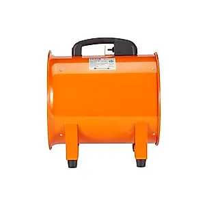 VEVOR 12 Inch Utility Blower Fan, 2 Speed 2894 CFM Heavy Duty Cylinder Axial Exhaust Fan with 33ft Duct Hose, Industrial Portable Ventilator for basements, warehouse, Workshop, or Confined Space