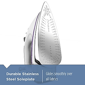 BLACK+DECKER IR1350S with Extra Large Soleplate, 13.2" x 16.3" x 7", Purple