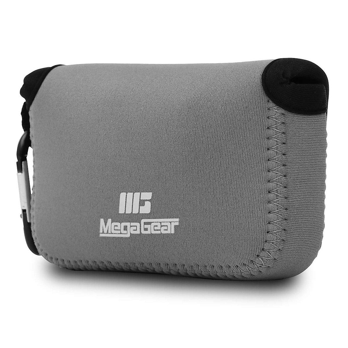 Mega Gear Canon PowerShot SX620 HS Ultra Light Neoprene Camera Case, with Carabiner - Gray - MG815