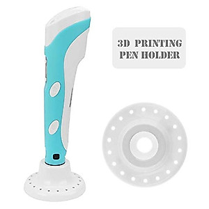 High Temperature Resistant 3D Printing Pen Holder Stand Bracket Base Mat 64x64x30mm White