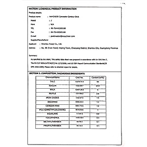 Erinde Contour Highlighter Stick with Brush -Bronzer Pen, Waterproof, Longwear Makeup(#03#04)