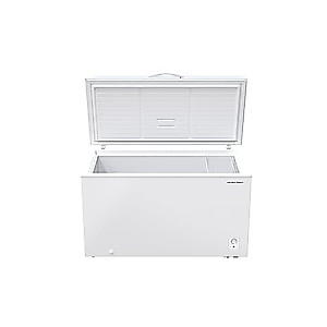 Hamilton Beach HZ4941 14 cu ft Upright Convertible Fridge/Freezer-Frost Free-Reversible Door-Removable Glass Shelves-LED Interior Light, White