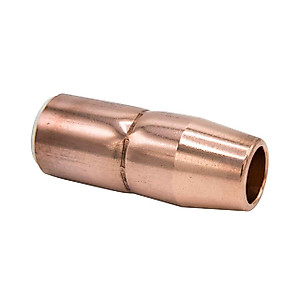 N-A5800c Miller AccuLock S Large Thread-On Nozzle, 5/8" Orifice, Flush Tip, Copper Package of (10)