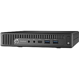 HP ProDesk 600 G2 Business Mini Desktop PC: Intel Quad-Core i5-6500T, 128GB SSD, 8GB DDR4, Windows 10 Professional (Renewed)