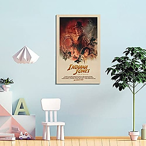 Movie Indiana Jones Poster and The Dial of Destiny Movie Poster (16"x24"UnFramed)