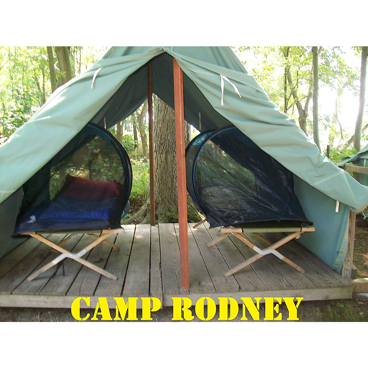 SANSBUG 1-Person Popup Mesh Screen Tent (Tarp Floor)