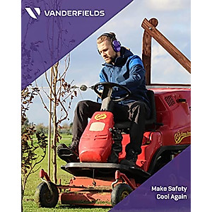 Vanderfields Hearing Protection Headphones 20dB Noise Reduction, Noise Cancelling Ear Muffs for Adults-Passive Ear Protection for Shooting Range, Fireworks, Construction, Lawn Mowing Safety Ear Muffs