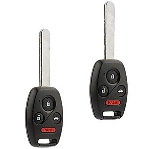 fits 2008-2012 Honda Accord Sedan / 2009-2015 Pilot Key Fob Keyless Entry Remote (KR55WK49308)