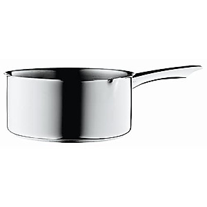 WMF Sauce pan Ø 16 cm Approx. 1,5l Pouring Rim Cromargan Stainless Steel Brushed Suitable for All Stove Tops Including Induction Dishwasher-Safe