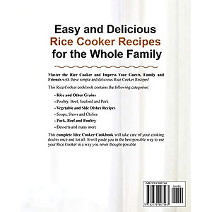Aroma Rice Cooker Cookbook: Easy and Delicious Rice Cooker Recipes for the Whole Family