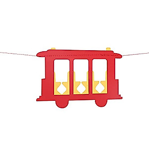 Daniel Tiger Trolley Paper Garland - San Francisco Garland, a Perfect Complement for Birthday Parties, Bridal Showers, or Baby Showers, 6 Inches. (Daniel Tiger)
