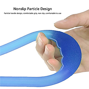 7 Ring Stretch Resistance Exercise Band, BetterJonny Workout Bands Yoga Stretching，Foot, Leg and Arm Exerciser for Home or Fitness Center Workout Walking Exercise