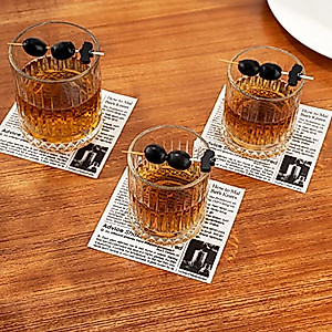 Restaurantware Elysia 7 Ounce Whiskey Glasses 12 Cut Rocks Glasses - Lead-Free Weighted Base Clear Glass Tumblers Dishwasher-Safe For Scotch Bourbon And Cocktails