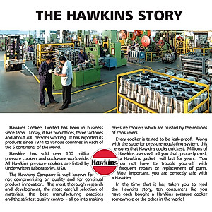 Hawkins HC50 Contura 5-Liter Pressure Cooker, Small, Aluminum