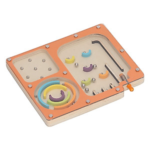 doder Portable Pinball Game Skill Development Pinball Maze Game Bright Color for Boys Girls for Travel (L)