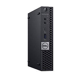 Dell OptiPlex 5060 Micro Desktop Computer with Intel Core i5-8500T 2.1 GHz Hexa-Core, 8GB RAM, 256GB SSD (5H0P7)