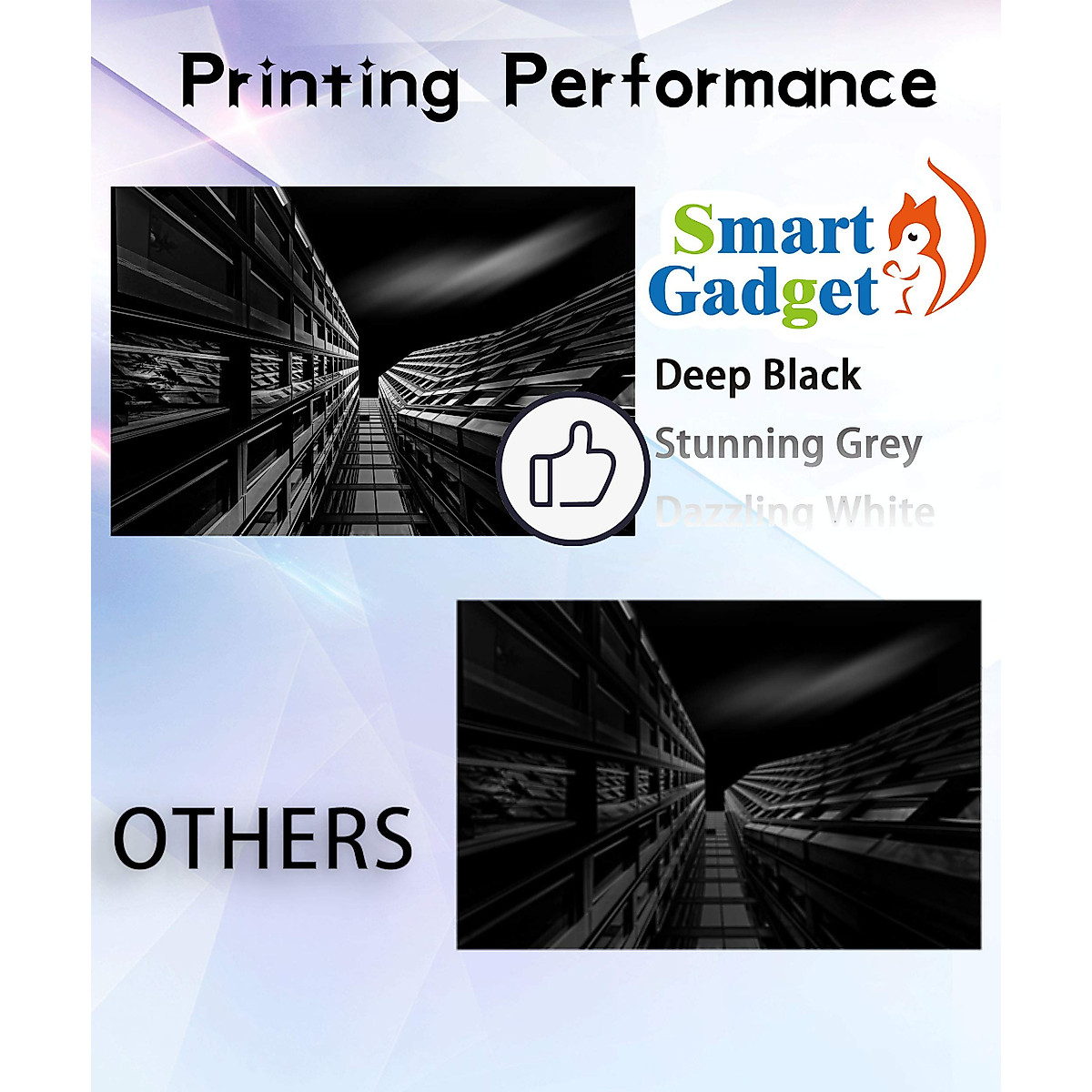 [3 Toner + 1 Drum] Smart Gadget Compatible Toner Cartridge Replacement TN-660 + DR-630 | Use with HL-L2380DW HL-L2300D HL-L2340DW MFC-L2685DW MFC-L2680W MFC-L2740DW DCP-L2540DW MFC-L2740DW Printers