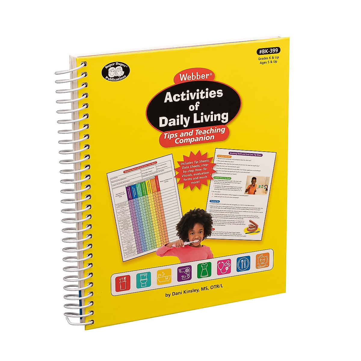 Super Duper Publications | Webber Activities of Daily Living - Tips and Teaching Companion | Self-Care Activities and Routines | Occupational Therapy Educational Resource for Children and Adults