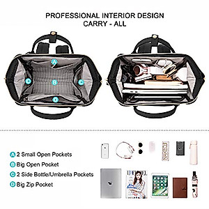 LOVEVOOK Mini Backpack Purse for Women, Small Backpack For Women, Fashion Convertible Daypack with USB Charging Port, Upgrade Black