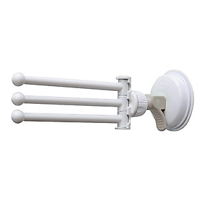 Changing Lifestyles Safe-er-Grip Drip Dry Portable Drying Rack, White with 3 prongs,11.5x17 Inch (Pack of 1)