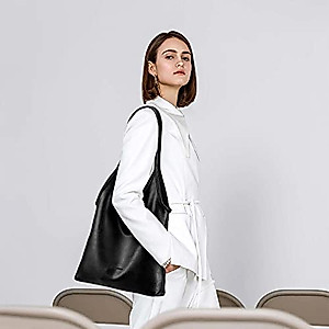 Montana West Hobo Bags for Women Designer Top Handle Purses Soft Ladies PU Leather Shoulder Handbag Set MWC2-111BK