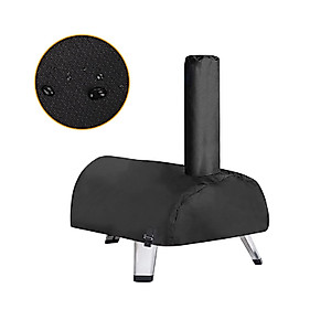 Blackhoso Pizza Oven Cover for Ooni 16" Karu Pizza Oven, 600D Heavy Duty Pizza Oven Cover, Dust-proof, Water-proof and UV-proof