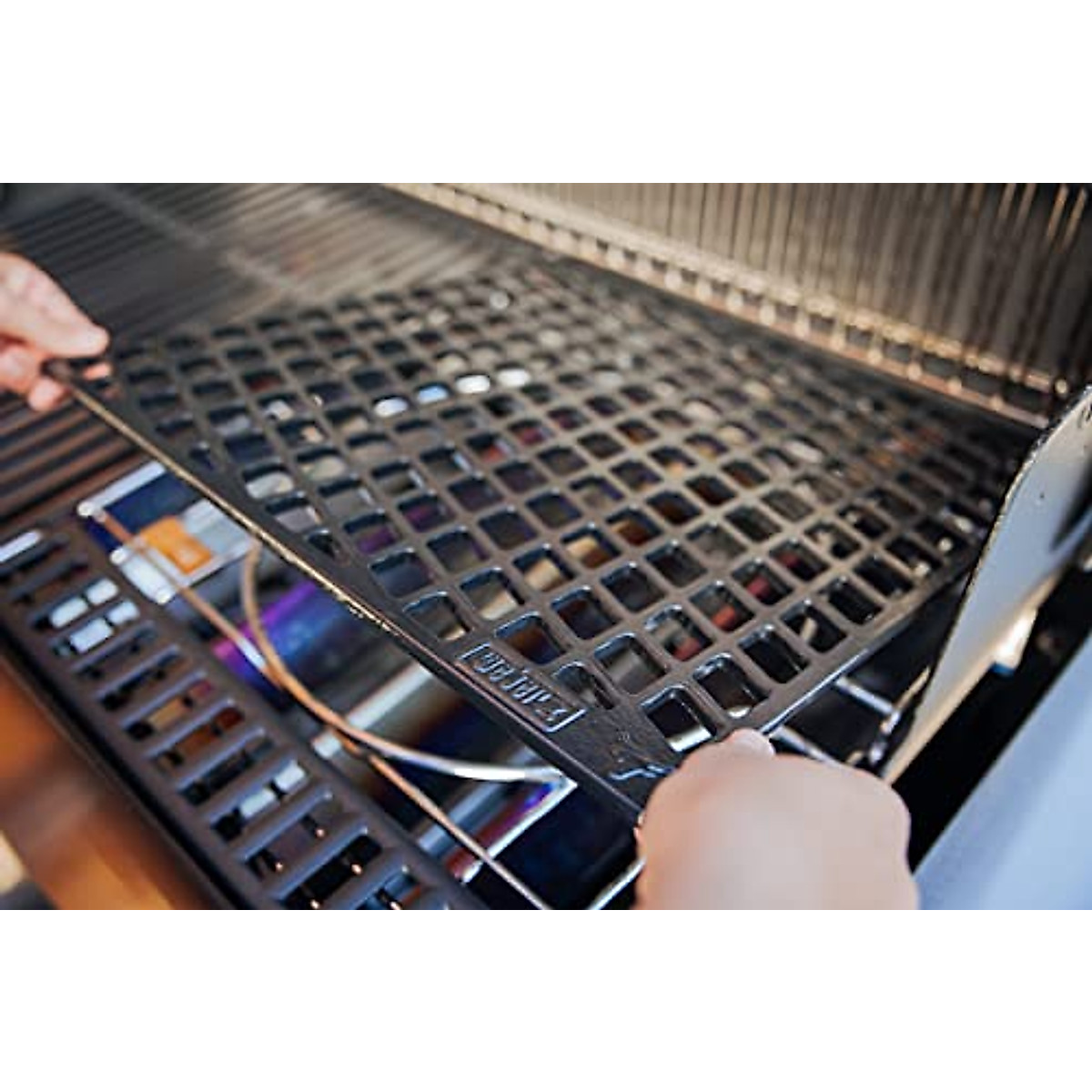 Weber Crafted Dual Sided Sear Grate, Porcelain Enameled Cast Iron