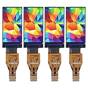 Tgoon 80x160 Resolution IPS Display Module, Non Radiation Quick Response Small Power Consumption Compact SPI Interface Bright IPS Display Module for Controller Board