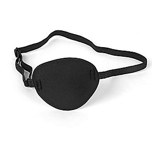 SUWOW Eye Patches Pirate Mask Eyepatch for Lazy Eye Black Eye Patch for Glasses Medical Eye Patches for Adults Kids Children for Halloween Christmas Cosplay Pirate Theme Costume