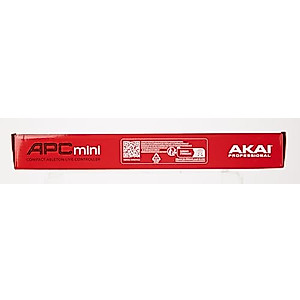 AKAI Professional APC Mini MK2 - USB MIDI Pad Controller for Clip Launching with Ableton Live Lite, 64 RGB Pads, Drum and Note Mode and MIDI Mixer