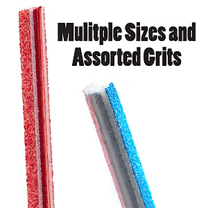 Keystone 100 Sanding Twigs or Sticks Ideal for Woodworking Hobby Arts Crafts Models Mixed Grits and Lengths Cushioned Abrasive (5 Pack)