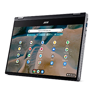 Acer Chromebook Enterprise Spin 514 Convertible Laptop | AMD Ryzen 5 3500C | 14" Full HD IPS Touch Display | 8GB DDR4 | 128GB SSD | microSD | Wi-Fi 5 | Backlit Keyboard | Chrome OS | CP514-1WH-R1H8