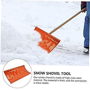 GANAZONO Snow Shovel Accessories car Shovel Snow kit Snow plow Shovel Snow Cleaning Shovel Wide Snow Shovel Sand mud Removal Tools Accessories for Trucks car Tool Iron Major Snow Blower