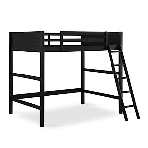 DHP Denver Full Size Loft, White bed
