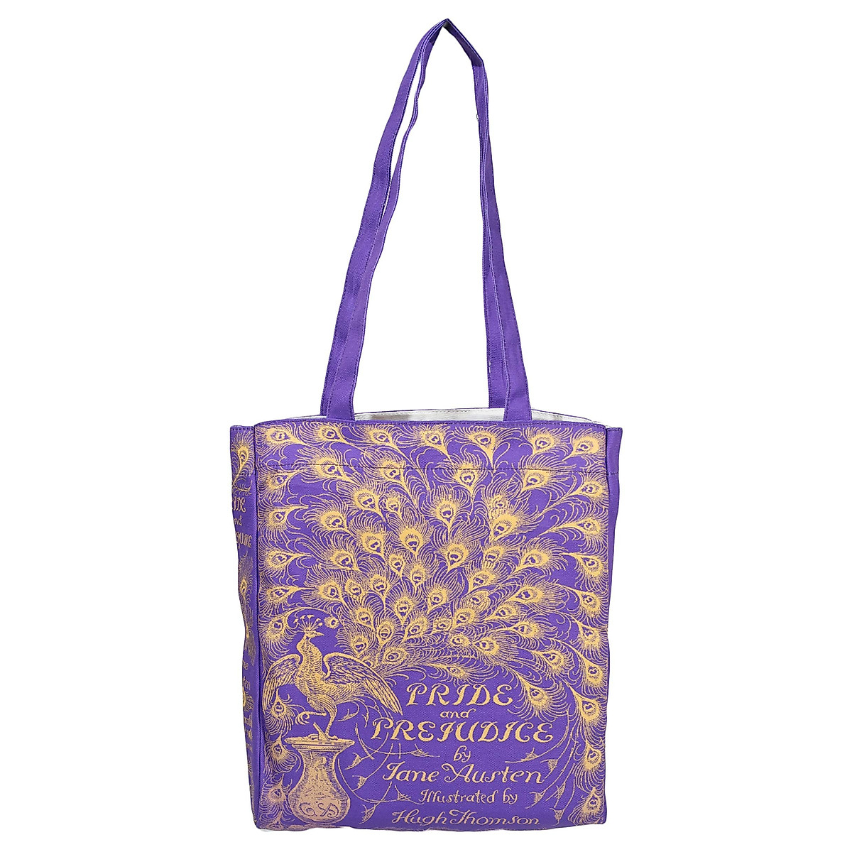 Pride and Prejudice Purple Tote Bag and Clutch Purse Bundle