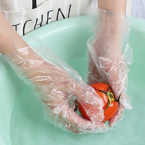 CHEFNENO Disposable Food Prep 700 Gloves (350 Pair) Plastic Disposable Gloves Kitchen Cooking Cleaning Food Handling Gloves (700 PCS)