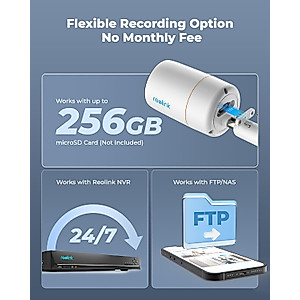 REOLINK 12MP PoE IP Camera Outdoor, Bullet Surveillance Cameras for Home Security, Smart Human/Vehicle/Pet Detection, 700lm Color Night Vision, Two Way Talk, Up to 256GB microSD Card, RLC-1212A