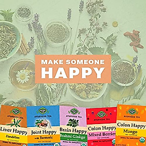 Herbal Cup Ayurveda Turmeric Tea, Organic Cinnamon Moringa, No Caffeine Herbal Supplement (16 Count, Pack of 1)