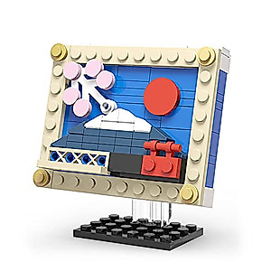 Mount Fuji Building Block Kits, Japan Famous Attraction Building Set, Creative Educational Building Brick Toys for Kids(89 Pieces)