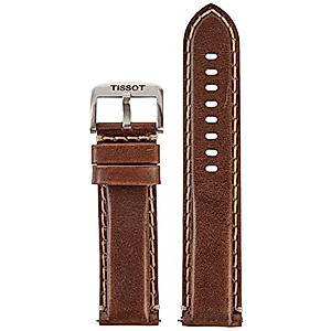 Tissot T852044980 22mm Lug Brown Leather Strap