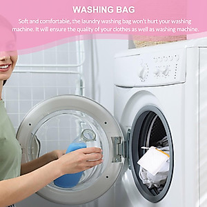 AOKWAWALIY 6pcs Laundry Bags Zipper Wash Bags Mini Mesh Washing Bags Net Bags Foldable Washing Machine Bags Soap Pouch Saver Laundry Pouch for Underwear Panties Small Accessories