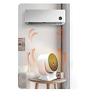 Outdoor Garden Heater Small Space Silent Heater Fan Ceramic Electric Heater Fast Heating Desk Heater with Overheat Tip-Over Protection Safe for Floor Office Home Patio Heater (Colo