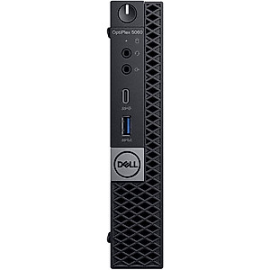 Dell OptiPlex 5060 Micro Intel Core i3-8100T 3.1GHz, 8GB RAM, 512GB SSD, Windows 11 Pro 64bit 24" LCD (Renewed)