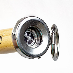 Walden Backyards Fire Pit Stoker Poker® XL 46" - High Temperature Heavy Duty Steel Blow Through Airflow Valve Firepit Stoker Tool for Outdoor Pits and Campfire - Extra Long Fire-Poker 46"