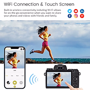 Saneen Kids Camera, 1080P HD Camera for Kids with 32 GB Card, 40MP Kids Digital Camera for Girls Boys Age 2-12, Perfect Christmas Birthday Festival Gifts for Toddler,Blue-Mouse