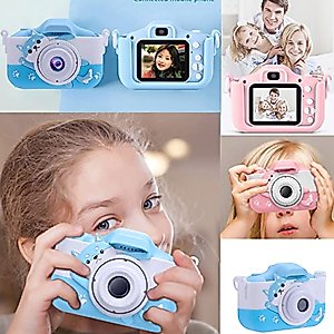 HD Camera for Children's Photography and Video Recording, Front and Rear Dual 4000W Pixe-l HD Camera, Children's Camera Mini Children's Gift Camera