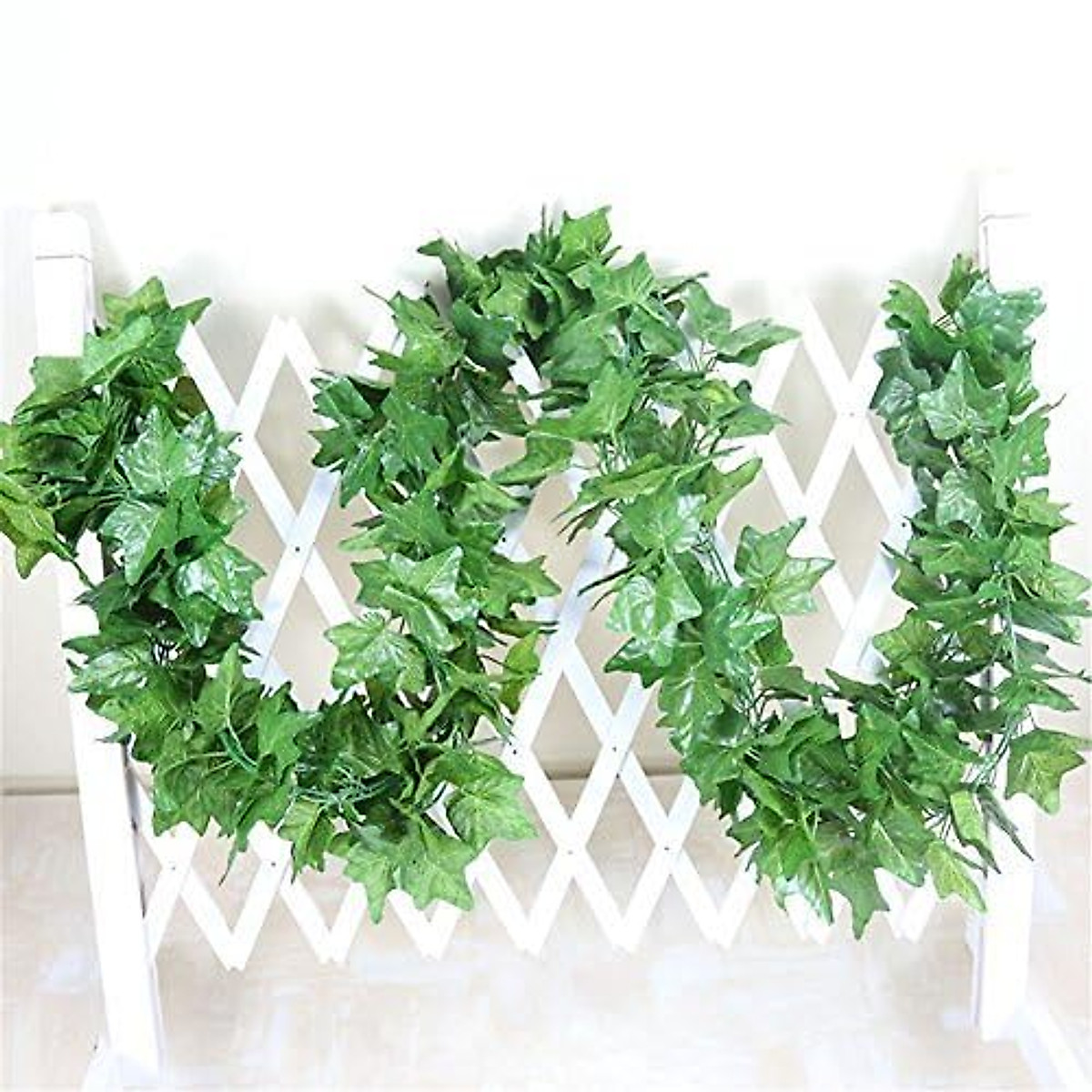 Botius 40 Ft Artificial Ivy Silk Vines Fake Hanging Plants High Simulation Garlands Greenery Chain for Home Wedding Wall Party Decoration, Pack of 5