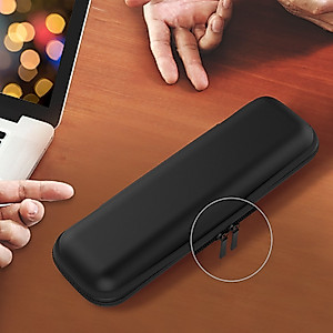 MoKo Pencil Holder Case for Apple Pencil 2nd/1st, PU Leather Case Fit for Apple Pen Accessories, Samsung, Huawei, USB Cable, Earphone Easy Carrying Case Bag,Black