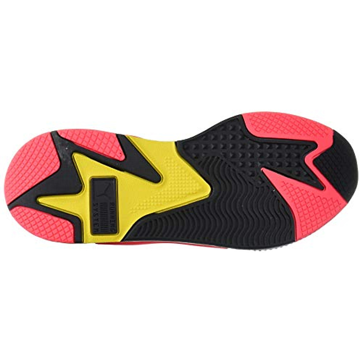 PUMA Men's RS-X Sneaker, Black-Sulphur, 6.5