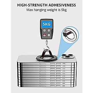 SUPMEGA Phone Grip, Phone Hand Holder & Stand with Collapsible Leather Finger Loop, Sticky Comfortable Slim Phone Gripper for Back of Phone, Fits All Phones